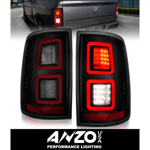 注意：車検際、判断によっては、車検に通らない場合がございます。そのようなトラブルのために、純正ライトの保管を強くお勧めしております。☆商品名：DODGE RAM 1500 09-18 / 2500/3500 10-18 FULL LED T...