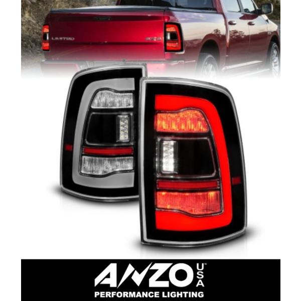 注意：車検際、判断によっては、車検に通らない場合がございます。そのようなトラブルのために、純正ライトの保管を強くお勧めしております。☆商品名：DODGE RAM 1500 09-18 / RAM 2500/3500 10-18 LED TA...