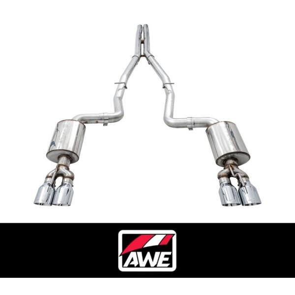 注意: 携帯でご覧中のお客様は、お手数ですが、ご購入前に必ず当ショップのウエブサイトバージョンに記載の注意事項をご確認下さい。☆商品名：AWE Tuning 2015+ Dodge Challenger 6.4L/6.2L Non-Reso...