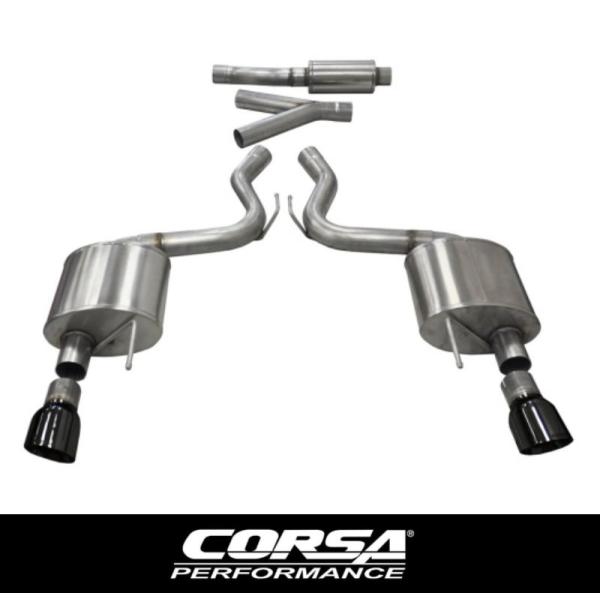 注意: 携帯でご覧中のお客様は、お手数ですが、ご購入前に必ず当ショップのウエブサイトバージョンに記載の注意事項をご確認下さい。☆商品名：2.75 in Cat-Back 4.5 in Single Tips | 2015-2023 Must...