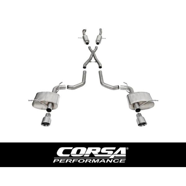 注意: 携帯でご覧中のお客様は、お手数ですが、ご購入前に必ず当ショップのウエブサイトバージョンに記載の注意事項をご確認下さい。☆商品名：SPORT / 2.75 IN CAT-BACK 4.5 IN SINGLE TIPS | 2018-2...