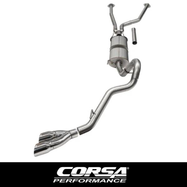 注意: 携帯でご覧中のお客様は、お手数ですが、ご購入前に必ず当ショップのウエブサイトバージョンに記載の注意事項をご確認下さい。☆商品名：3.0 in Cat-Back 4.0 in Twin Tips | 2022-2025 Tundra ...