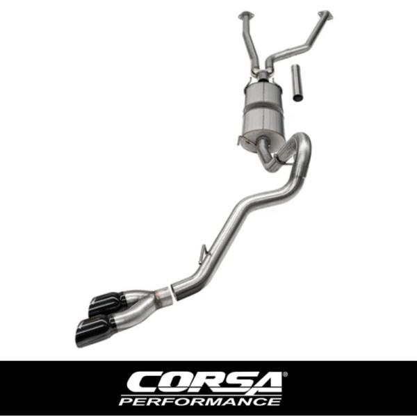 注意: 携帯でご覧中のお客様は、お手数ですが、ご購入前に必ず当ショップのウエブサイトバージョンに記載の注意事項をご確認下さい。☆商品名：3.0 in Cat-Back 4.0 in Twin Tips | 2022-2025 Tundra ...