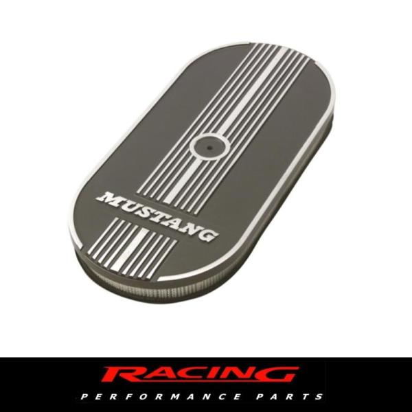 ☆商品名： Ford Racing Oval Air Cleaner Assembly☆品番：M-9600-K302長さ：21 1/16 inch 幅：10 inch高さ：2.5inchフィルター高さ：1.75inch素材：アルミロゴ：MU...