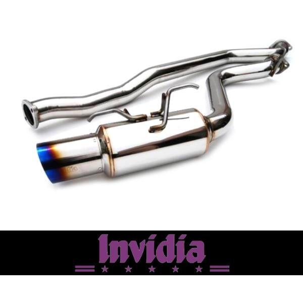 ☆商品名： Invidia 08+ WRX Hatch / 08 STi 76mm RACING Titanium Tip Cat-back Exhaust☆品番：HS08SW5GRT☆素材：T304ステンレス ☆パイプ径：76mm☆出口：...