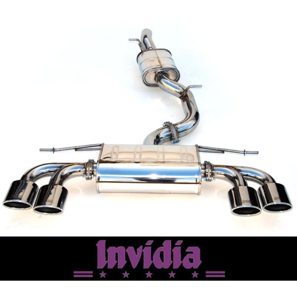☆商品名：  Invidia 14-17 VW Golf-R Q300 w/ Oval Stainless Steel Tips Cat-Back Exhaust☆品番：HS14GFRG3S☆素材：T304ステンレス ☆パイプ径：76mm☆...