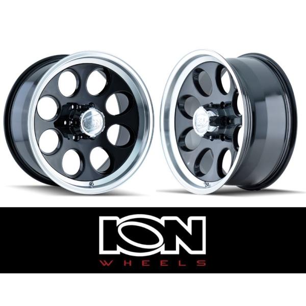 ☆商品名：ION Type 171 16x8 / 8x165.1 BP / -5mm Offset / 130.8mm Hub Black/Machined Wheel☆セット内容：ホイール２本☆センターキャップ：付き（＃C101710）☆...