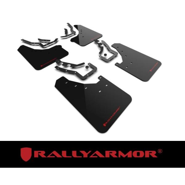 ☆商品名：Rally Armor Rally Mud Flaps☆品番：MF114-UR-BLK-RD☆カラー：ブラック・レッド☆車名：Gen 4 トヨタ タコマ SR, SR5, TRD PreRunner, TRD Sport, TRD...