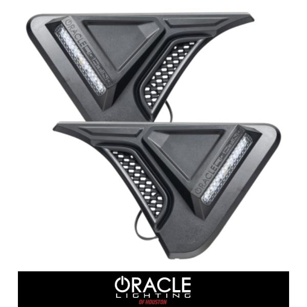 注意：車検際、判断によっては、車検に通らない場合がございます。そのようなトラブルのために、純正ライトの保管を強くお勧めしております。☆商品名：ORACLE SIDETRACK LED FENDER LIGHTING SYSTEM FOR J...