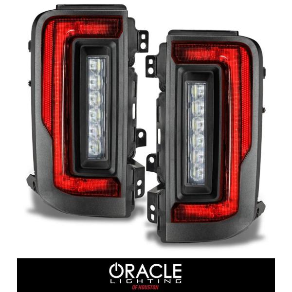 注意：車検際、判断によっては、車検に通らない場合がございます。そのようなトラブルのために、純正ライトの保管を強くお勧めしております。☆商品名：ORACLE LIGHTING FLUSH STYLE (LENSLESS) LED TAIL L...