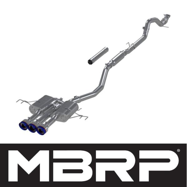 ☆商品名：MBRP 2024+ Acura Integra Type-S T304 SS 3in Cat-Back Triple Center Outlet Exhaust w/Burnt Tips☆品番：S49043BE☆シリーズ：ARM...