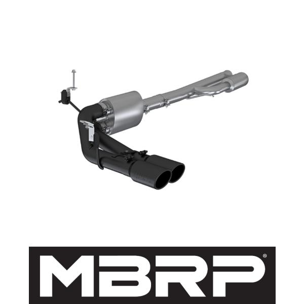 ☆商品名：3" Cat Back, Pre-Axle Dual Side Exit, Black Coated Chevy/GMC 1500 Silverado/ Sierra 4.3L, 5.3L (excluding reg cab s...