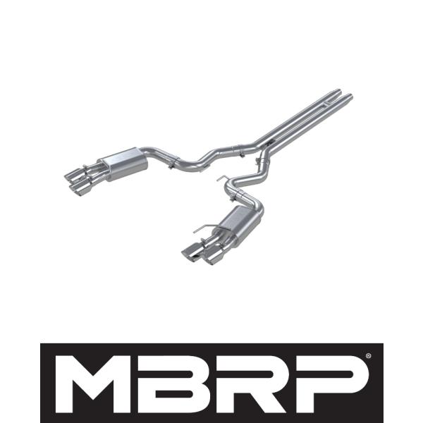 ☆商品名：3" Cat Back, with Quad 4" Dual Wall Tips, Street Version, AL, Ford Mustang GT 5.0L 2018 - 2023☆品番： S7205AL☆シリーズ：ARM...
