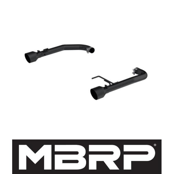 ☆商品名：2.5" Axle-Back, 2015-2023 Ford Mustang 2.3L EcoBoost, Dual Rear Exit w/ Black Tips, Aluminized Steel☆品番： S7247BLK☆シ...