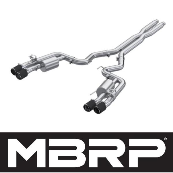☆商品名：MBRP 2024+ For Mustang GT (S650) 3in Cat-Back Quad Tip - 4in Carbon Fiber Tips☆品番： S72553CF☆シリーズ：ARMOR PRO ACTIVE(純...