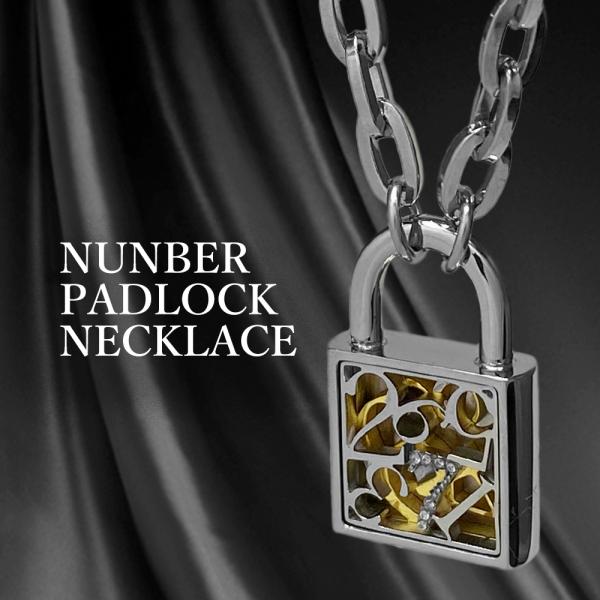 【SCOMMAG ナンバーパドロックネックレス SGN-437】生き様の「ROCK」と施錠の「LOCK」異なりあいながらもどこか密接な関係にある２つを融合させたNEWデザイン。ROCKは強く揺るぎない精神を、錠と鍵は自らの「心の鍵」は己で管...