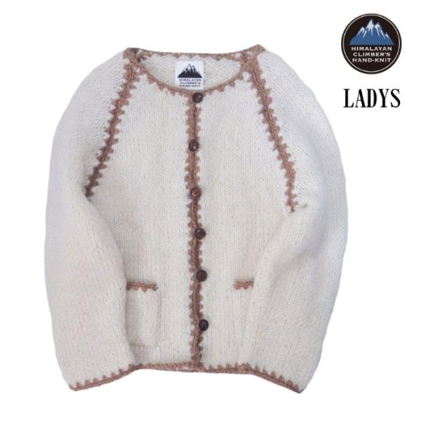 こちらの商品はレディースとなります。ハンドメイドで編まれた、かぎ針カーディガンです。●HIMALAYAN CLIMBER'S HAND-KNITとはヒマラヤの玄関口、ネパールにて１枚すつ手編みで生産され続けている本格的なハンドニット。195...