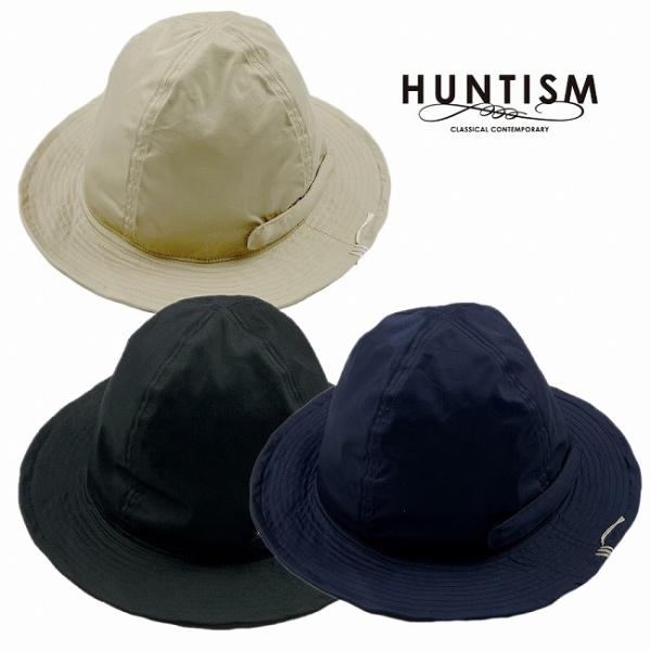 HUNTISM ハンティズム　通販正規店表地 : 綿75% ポリエステル25%裏地 : ポリエステル100%O/Sクッションスベリ取り外し可吸水速乾性に優れたCOOL MAX@仕様のヘリンボン生地を使用した4パネルのマウンテンタイプハット。...