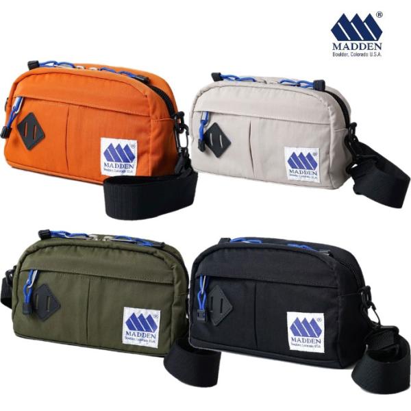 MADDEN メデン 正規店ボルダー郊外の小さな田舎町・ALTONAの名前を冠したミニショルダーバッグです。容量は２Lと小さいながらも視界が取れたデザインは、街歩きに適したサイズです。フロントポケットはメデンゆかりのプリーツ仕様でかさばる小...
