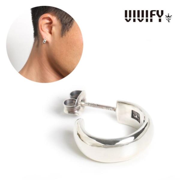 ＊こちらのアイテムは受注生産となります。＊付属でVIVIFYオリジナルの黒い巾着袋orBOXが付属します。＊価格は1点の片耳用価格となります。両耳に着用の場合は2個ご購入下さいませ。素材:ag925silver厚さ:約1.8mm幅:約 5m...