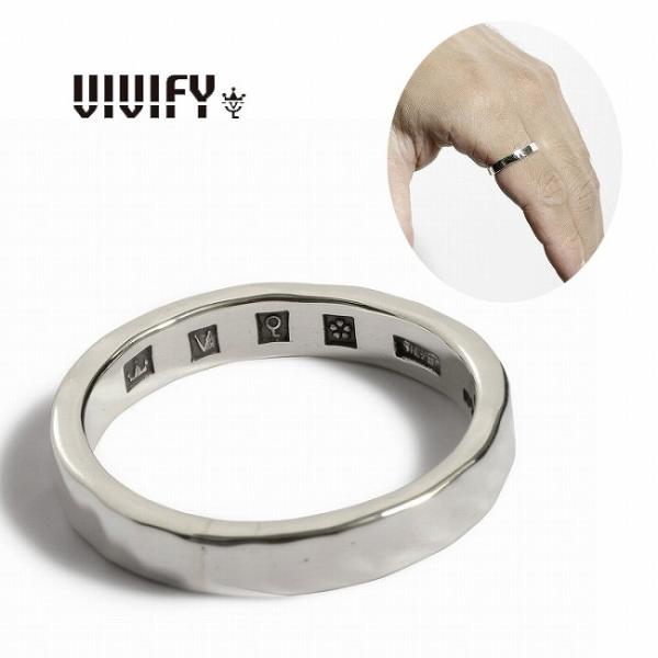 ＊こちらのアイテムは受注生産となります。＊付属でVIVIFYオリジナルの黒い巾着袋orBOXが付属します。Back Hallmarks Ring/Mirror finish/NarrowVFR-141素材: ag925silver幅:約4m...