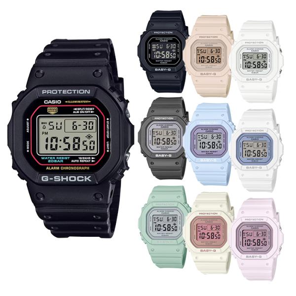 商品仕様駆動方式：電池式クオーツケースサイズ：メンズ：48.9×42.8×13.4mmレディース：42.1×37.9×11.3mm質量：メンズ：約52gレディース：約30gケース・ベゼル材質：樹脂バンド：樹脂バンド構造：耐衝撃構造（ショック...