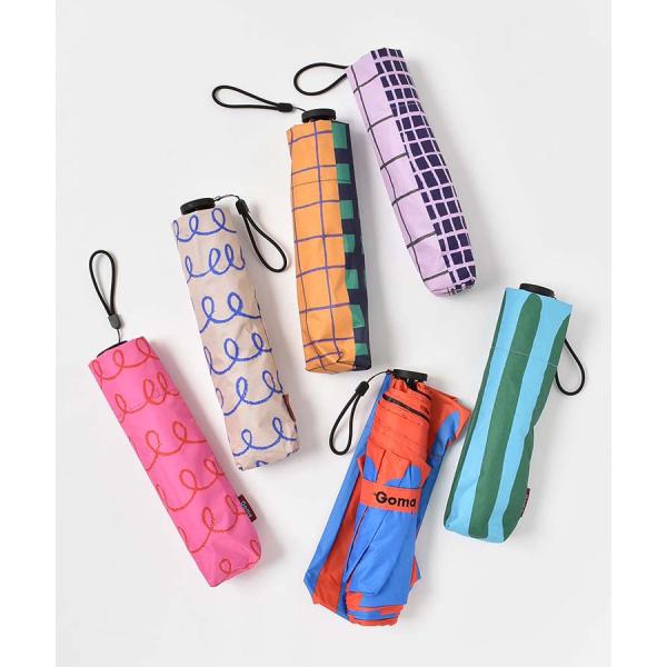 人気アーティストGOMAさんデザインの晴雨兼用折りたたみ傘。遮光率99％以上、UPF50+、撥水加工を施した生地を採用しており、強い日差しや急な雨にもサッと対応できる頼れるアイテム。バッグに常に入れて持ち歩けるほどの軽さもポイント。どれもカ...