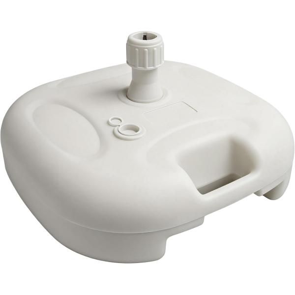 【便利な使用】本商品は取っ手付なので、移動がしやすい！しかもパラソル支柱受け、キャップは本体に収納可能があります。そして、保管も簡単です。【組み立て簡単】ベースを水または砂で満たし、パラソルのポールに差し込むだけで使用できます。また、水も砂...