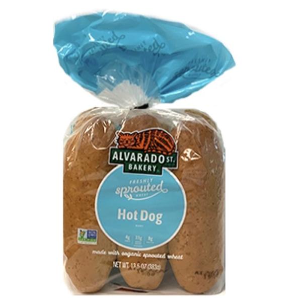 ホットドック用のコッペパン。縦長に切ってブレッドスティックに、小口切りにしてガーリックトーストなどに。発芽小麦を使用しているので見た目より食べ応えがあります。原材料：有機発芽小麦*, 有機全粒小麦粉*, 有機アガベシロップ*, 有機小麦グル...