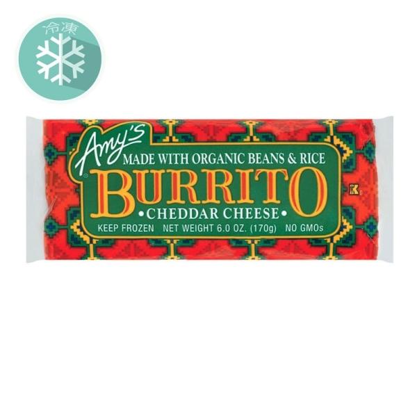 うずら豆と野菜とチーズのマイルドな定番ブリトー。原産国:アメリカ賞味期限:冷凍24ヵ月原材料：うずら豆, 小麦粉, 玄米, 全粒小麦粉, トマトピューレ, チェダーチーズ、ジャックチーズ, 植物油（菜種油、ひまわり油）, 玉ねぎ, ピーマン...