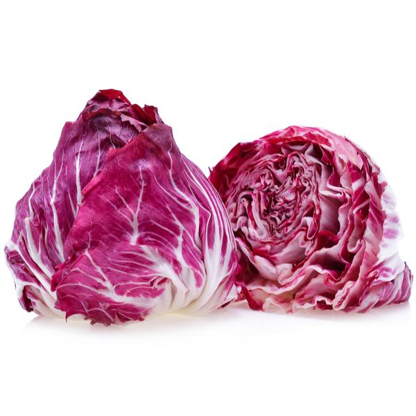 朝・市場に出荷された新鮮な野菜・果物 をその日の夕方に発送致します！（水・日を除く） 見た目は紫キャベツに似ていて、別名赤チコリと呼ばれており、キク科の多年生野菜であるチコリの一種です。紫キャベツと似ているのは見た目だけで、チコリ特有の独特...