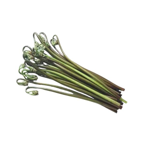 朝・市場に出荷された新鮮な野菜・果物 をその日の夕方に発送致します！（水・日を除く）わらびは、春を代表する山菜のひとつです。ほのかな苦みと独特の食感があって、表面はサクッと歯切れの良い食感ですが、茎の中は粘りがあります。炊き込みごはんや混ぜ...