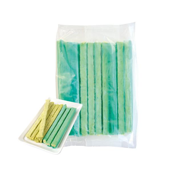 アスクのアボカドを原料として国内で製造した変色に強いアボカド・スティックです。成型されて冷凍されておりますので巻き寿司にピッタリの商品設計です。原材料：アボカド(コロンビア産)、コーンスターチ、デキストリン、他賞味期限：製造から1年間　　爆買