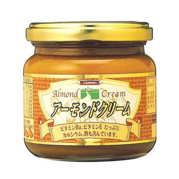 皮付きアーモンドを香り高く焙煎し、ペースト状にしてさとうきびの風味を残した砂糖と蜂蜜等で味をつけました。原材料：アーモンド（アメリカ産）、砂糖、植物油脂（起原原料：なたね・パーム）、はちみつ、塩　
