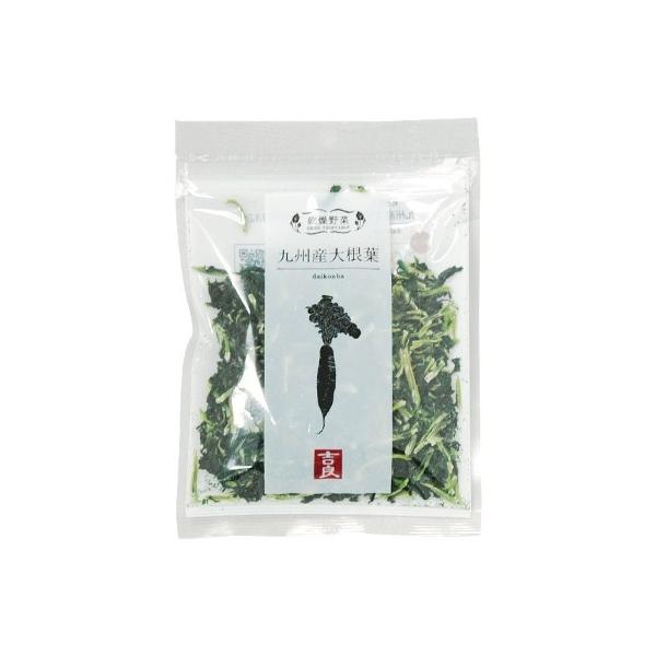 熱湯で3〜5分戻すだけで菜飯、味噌汁の具など幅広く活用いただけます。約400gの大根の葉（生の状態）を乾燥しています。青物野菜特有の臭い、クセがありません。必要の分だけ使い、無駄なく、保存食としても便利です。油炒め、かき揚げ、サラダ、浅漬、...