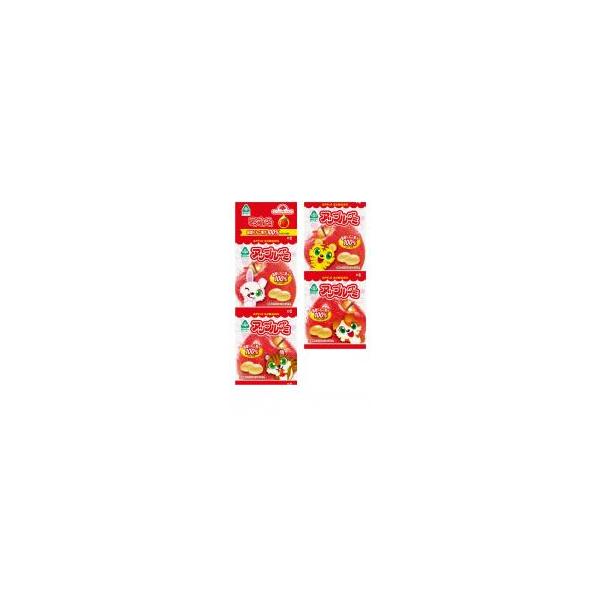 ☆アップル味のグミキャンディー。本物のりんご同様なジューシーさを味わえます。☆一口サイズのグミが4連に個別包装されています。とてもお召し上がりやすいです。＊グミ同士のベタツキ防止に光沢剤を使用しておりますが、これはヤシ由来ものですので、安心...