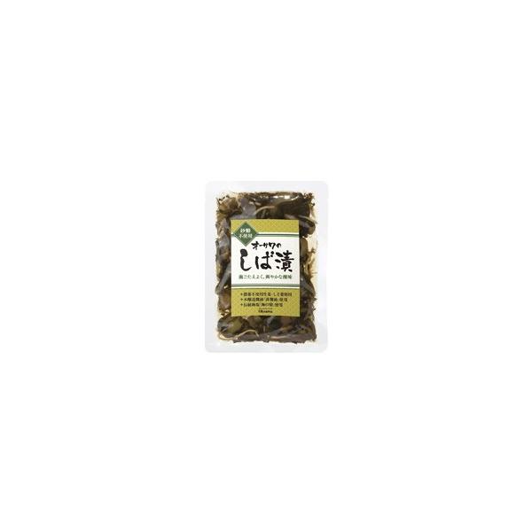 程よい酸味と米飴のやわらかな甘みが特長のしば漬です。食感をよくするため、きゅうりの切り方にこだわりました。ご飯に、お茶請けにぜひお試しください。■有機生姜、農薬不使用紫蘇葉使用■茜醤油使用■砂糖・化学調味料・着色料・漂白剤不使用原材料：きゅ...