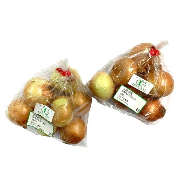 生産者：つちから農場（北海道新篠津村）有機JAS認証（許1）500gP(2Sサイズ）です。