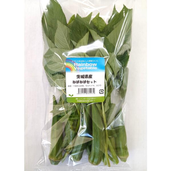 生産者：レインボーフューチャー（茨城県筑西市）有機JAS認証（許0）モロヘイヤ、つるむらさき、オクラ、の、刻むとネバネバ成分が出る野菜をセットにしました！これらのネバネバは、主に水溶性食物繊維の「ペクチン」や各種の多糖類（マンナンなど）が共...
