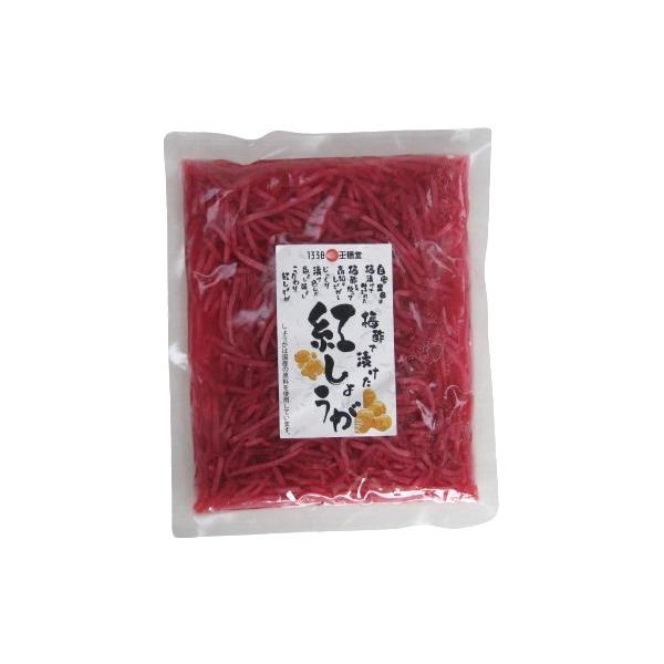 [ 商品説明 ]梅干を漬ける梅酢に高知県産のしょうがを漬込みました。きざみタイプの紅しょうがです。保存料・着色料等の使用はしていません。[ 原材料 ]生姜（高知県産）、赤梅酢（奈良県産）、塩（沖縄県産）[ 保存方法 ]　梅酢に生姜が浸かって...