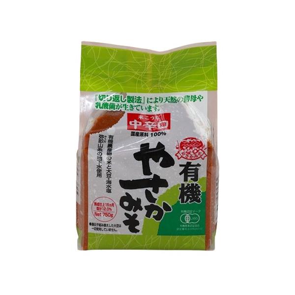 原料から加工流通まで「有機農業基準」にこだわったお味噌です。みその香りが抜群です。●塩分約12％※こうじ菌・乳酸菌・酵母菌が生きている味噌です。必ず冷蔵保存して下さい。味噌が膨らんだ場合は、ガス抜き・密閉・冷蔵し、表面のカビを取り除いただく...