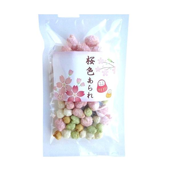 春限定あられ。国産有機もち米100％使用。着色料不使用。可愛らしい桃色あられをメインとした、春の色合いをイメージしたあられミックスです。ピンク色はビーツパウダー、緑は有機抹茶、白色は有機砂糖、茶色は自社で煮出した出汁に有機醤油やみりんなどを...