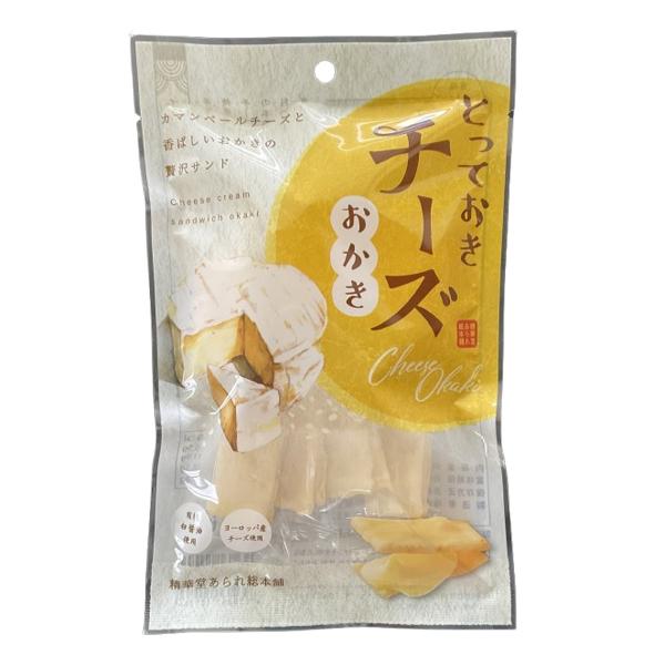 半世紀近く前に、業界に先がけてチーズおかきを発売した精華堂です。より安心安全な製品にするため、乳化剤を使わないチーズを求めてヨーロッパから取り寄せたナチュラルチーズの本格的なコクと、おかきのだし醤油が絶妙な逸品です。おかきの味付けは、工場内...