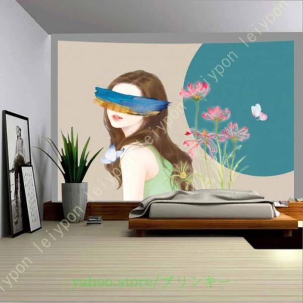 素材：ポリエステル サイズ（高さ*幅）：70*100cm、 100*150cm 、130*150cm 、150*200cm 、150*230cm 、180*230cm、 180*300cm、 220*350cm 【部件付き】タペストリー、無...