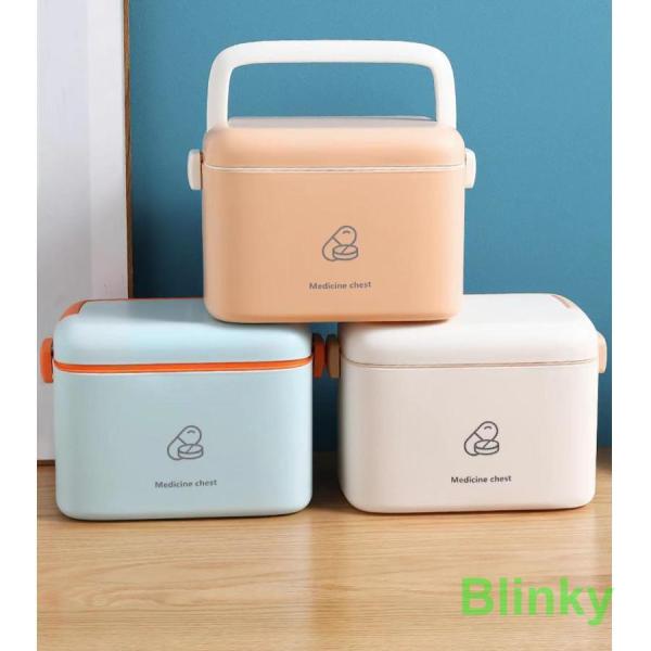 薬をひとつにまとめてすっきり収納できる家庭用薬箱かわいいデザインなのでインテリアになじむので、救急箱としてリビングに置いておけます。１?２人用の薬を収納するのに最適な大きさの薬箱です。収納に便利な仕切りの2段設計で探したい薬もすぐ探せます。...