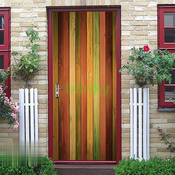 1.【状態】: 新品未使用 サイズ 数量：38.5cm*200cm*2pcs 完成サイズ ：（横）約77cm×（縦）約200cm2.【材質】: 高品質のPVC素材（防湿、通気、柔軟、軽量、無毒、無刺激性）重量：約490g3.簡単にお部屋の雰...