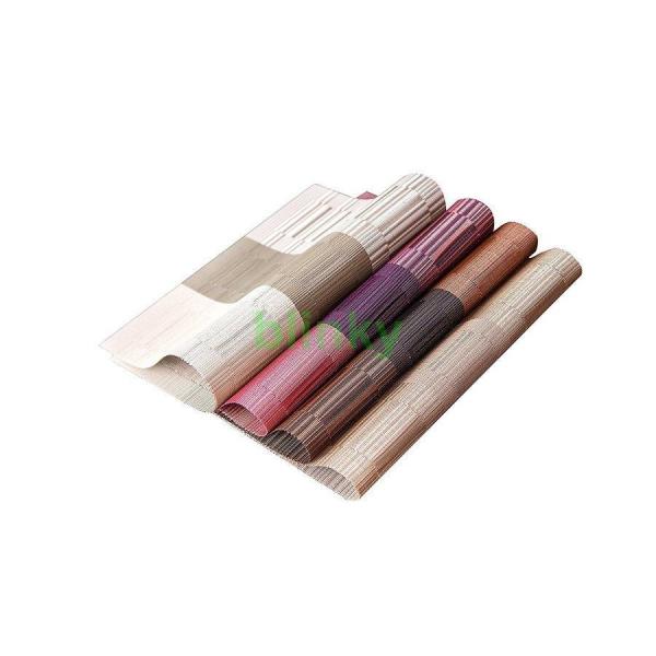 ■商品名：ランチョンマット 4枚セット おしゃれ 北欧■サイズ : 約45 X 30.5cm[北欧デザイン]鮮やかな北欧ランチョンマットはいつもの食卓を華やかな雰囲気をプラスします。[PVC材質]環境に優しい素材し、滑り止め、断熱（耐熱温度...