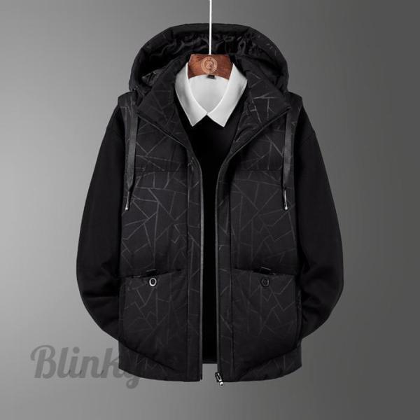 中綿ジャケット ダウンジャケット メンズ マウンテンパーカー フード付き ダウンコート 防寒 厚手 ジャケット キルティング 軽め 冬服　【品　番】yiyang05【カラー】グレー、ブラック、コーヒー【サイズ】L、XL、2XL、3XL、4X...
