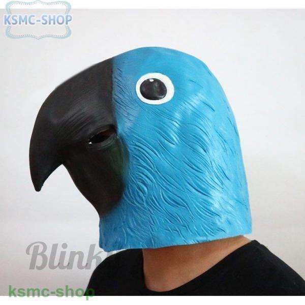インコの被り物です。リアルで目立つこと間違いなし！宴会の余興、イベントやハロウィンで大活躍です。【対象年齢：12歳以上】【サイズについて】フリーサイズ【素材について】ラテックス(ゴム)