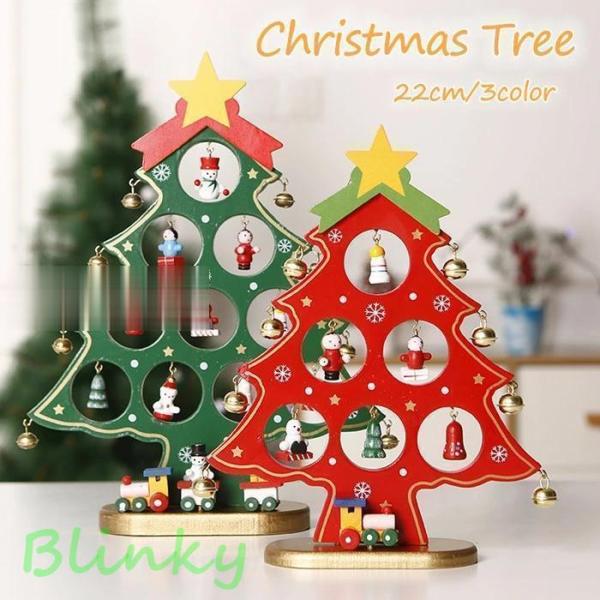 商品情報サイズ 高さ：約22cm商品内容 ツリー+飾り物(木製)他の説明 適応場所：自宅、お店、ホテル、オフィス、デパート、パーティー、学校、幼稚園、などに飾る最適！製造元：中国注意 モニター発色の具合により色合いが異なる場合がございます。...